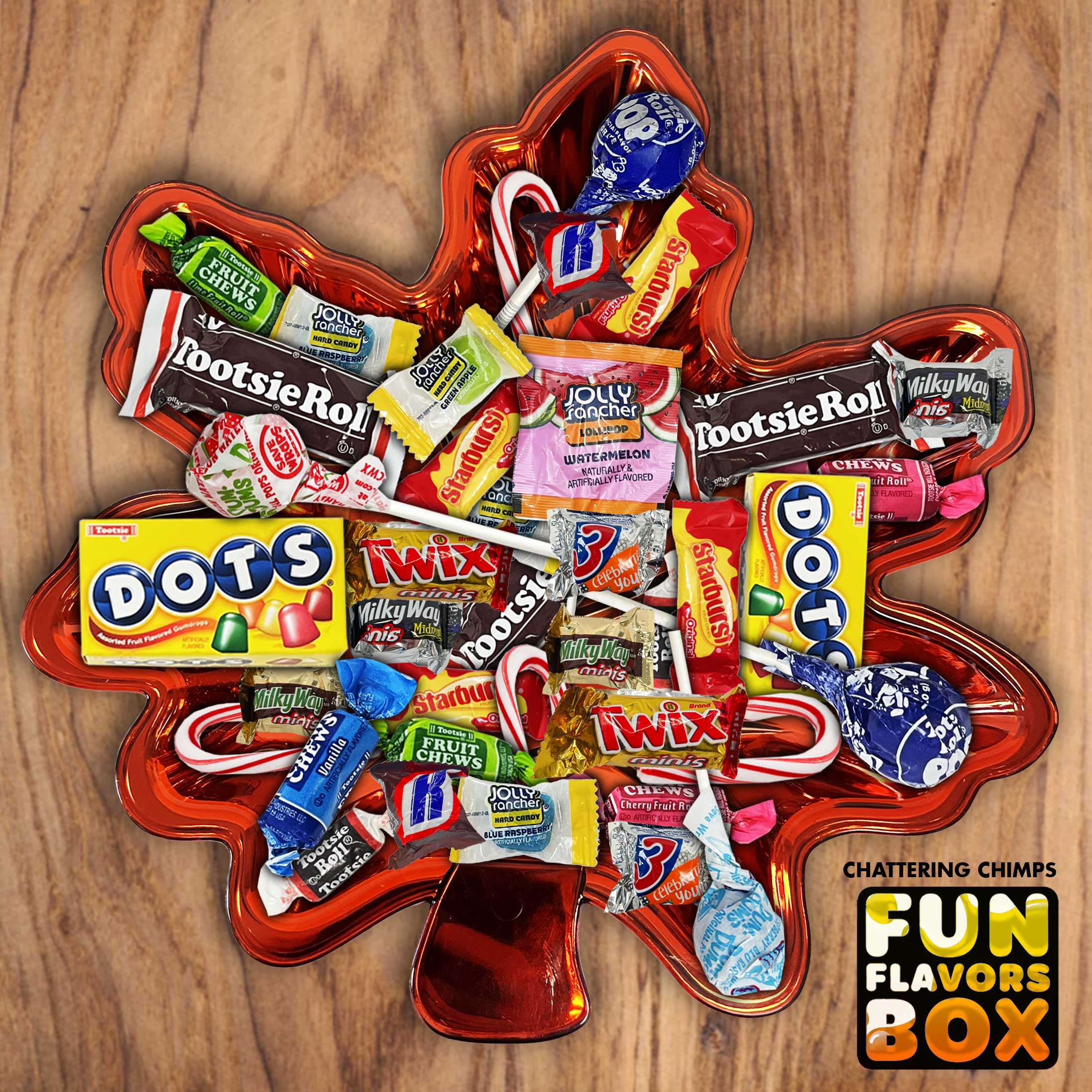 Fun Flavors Box Fall Candy Dish Sampler Limited Edition 35 Count ...